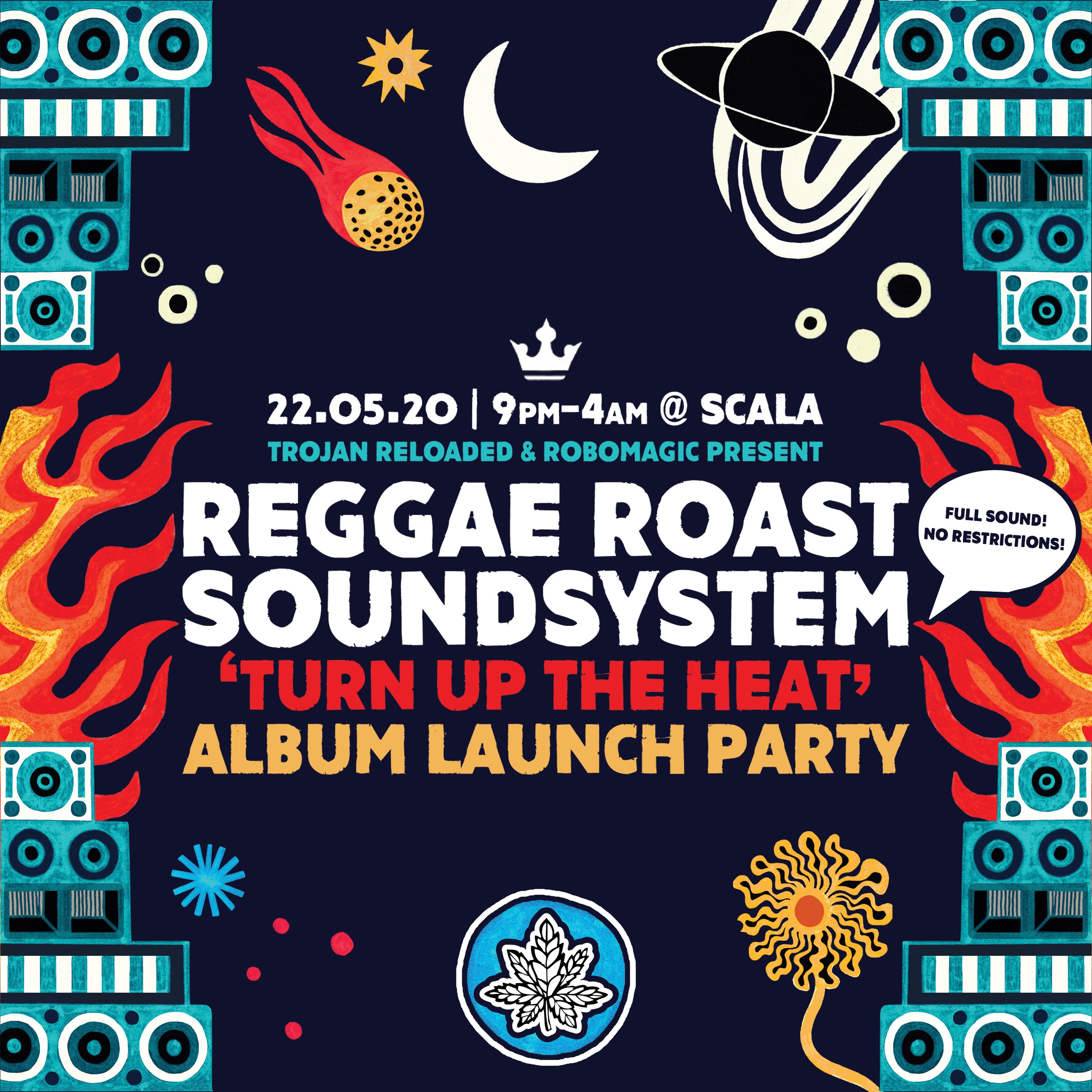 ANNOUNCEMENT: Reggae Roast Soundsystem Album Launch Party!