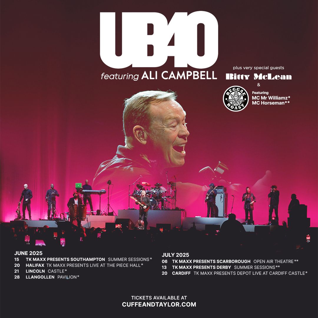 Reggae Roast on Tour with UB40!