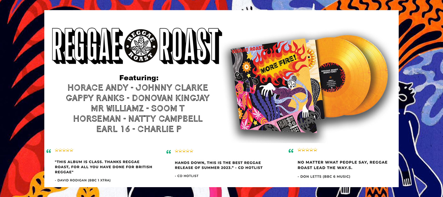 Reggae Roast | Reggae Music, Merch, Events, Art, Prints & Clothing.